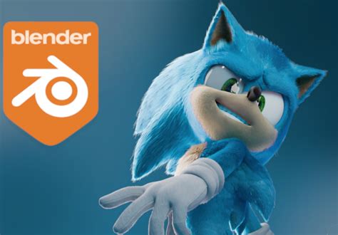 Blend Sonic Movie Rig V3 Sonic Movie 3