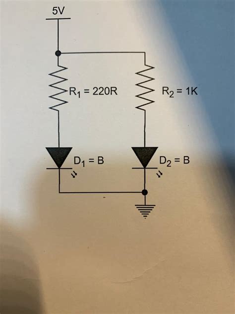 Solved Please Build This Circuit On A Breadboard Shown In Chegg