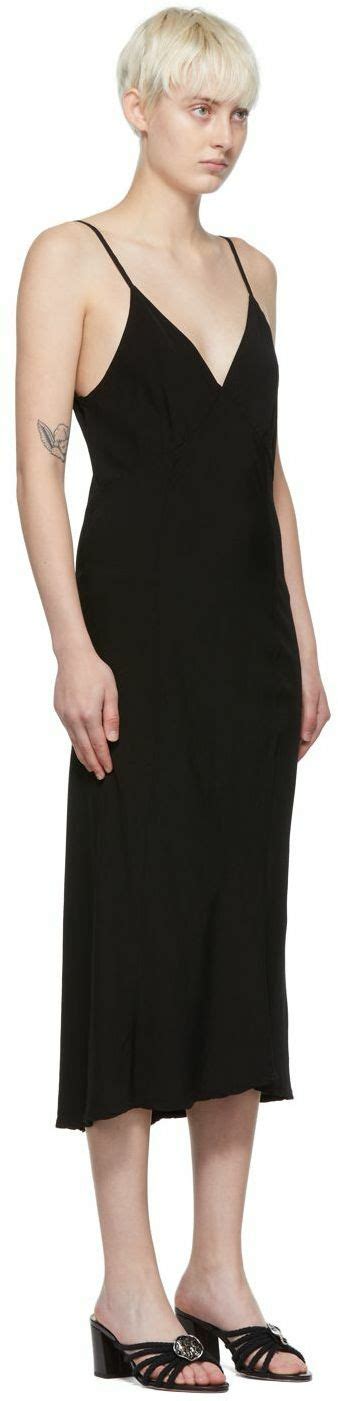 Lacausa Black Freya Midi Dress Lacausa