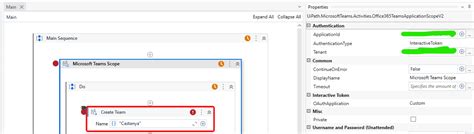 Create Team In Microsoft Teams Scope Only Loopback Redirect Error Activities Uipath