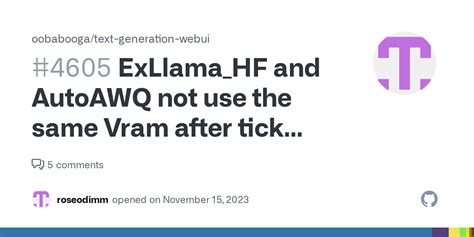 Exllamahf And Autoawq Not Use The Same Vram After Tick Noinjectfused