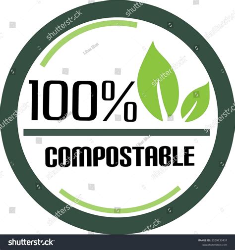 Percentage Compostable Circular Vector Art Stock Vector Royalty Free Shutterstock