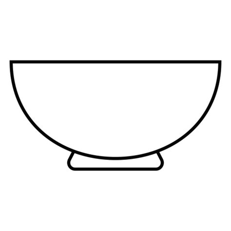 Design Png E Svg De Ícone De Tacada Na Tigela De Servir Para Camisetas