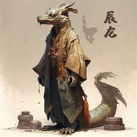 十二生肖 龙 ai 生成