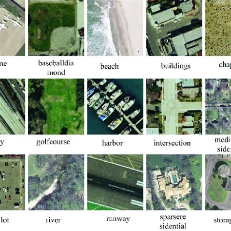 Examples Of 21 Classes In Uc Merced Land Use Dataset Download