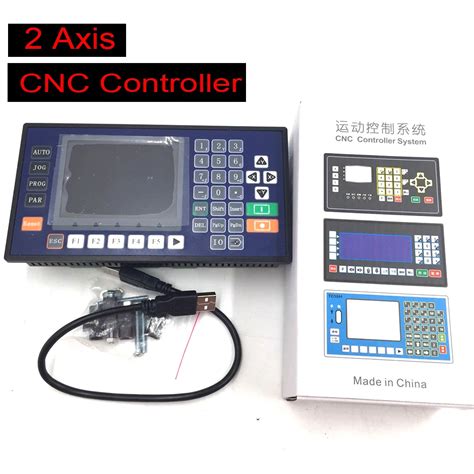 NEW CNC Controller 2 Axis 3 5inch TFT 16DI 8DO With USB PC RS485 Communication Matched Servo
