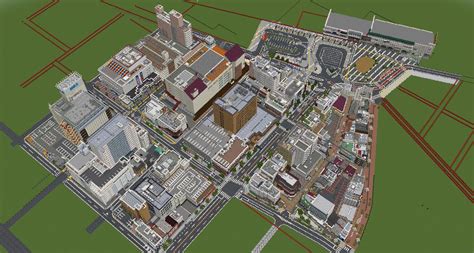 とろぼ制建 Minecraft松本再現【建築投稿垢】 On Twitter 【マイクラ松本再現】現在の進行状況です。 429 松本駅の