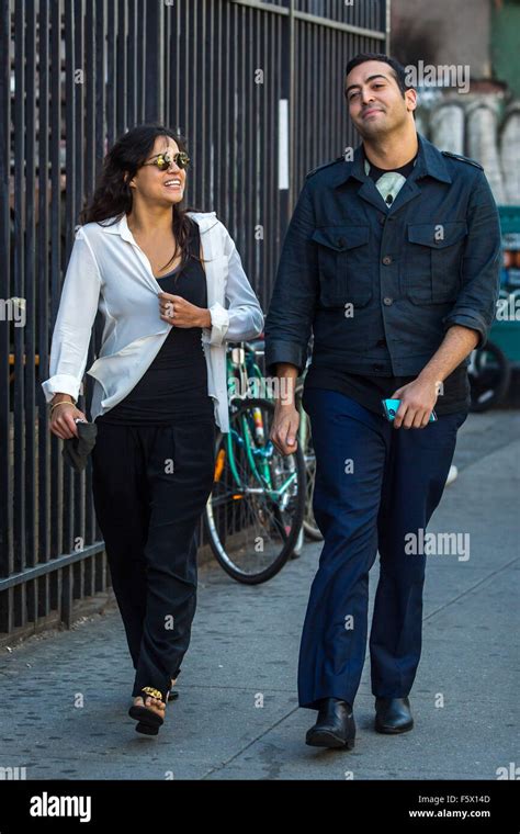Michelle Rodriguez Out And About In Soho With A Male Companion