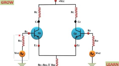 Transistorized Differential Amplifier Tutorial