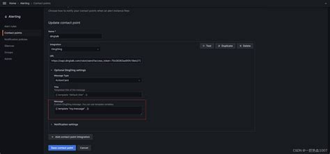Grafana V101 推送钉钉告警grafana 钉钉告警模版 Csdn博客 Grafana V101 推送钉钉告警grafana 钉钉告警模版 Csdn博客