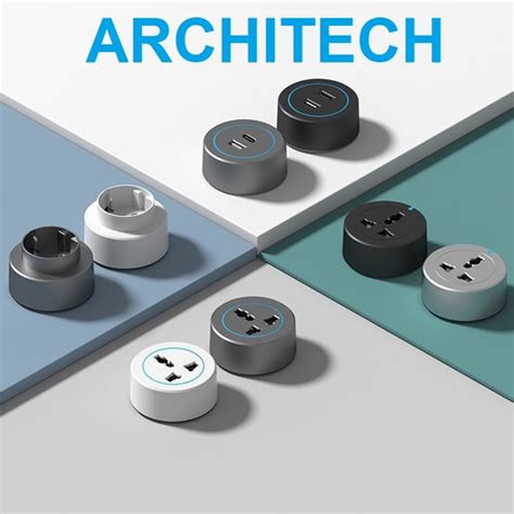 Jual Architech Stop Kontak Tanam Tembok Track Socket Cm Kepala Adaptor Soket Track Daya