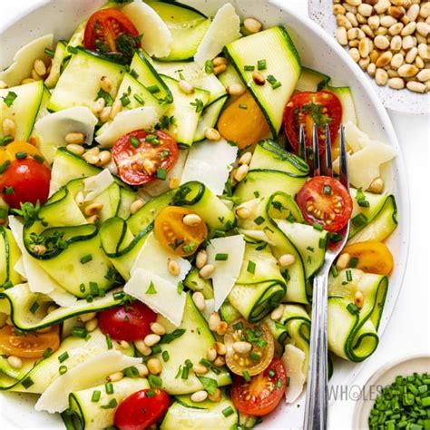 Zucchini Salad Easy And Healthy Wholesome Yum