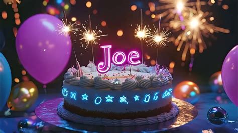 Happy Birthday Joe Song With Love And Best Wishes 💖 Youtube