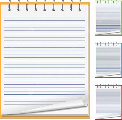 Notebook Binder Vector Hd Images Notebook Accessories Back Background