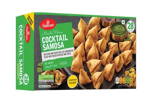 Haldiram Frozen Snacks Samosa Tikki Dhokla Kachodi Pakoda