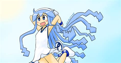 侵略イカ娘 夏まで待てないじゃなイカ！ おすずのイラスト Pixiv