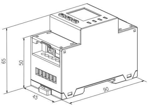 Phase Multi Function Energy Meter With CTs ADL N Company Acrel Co Ltd