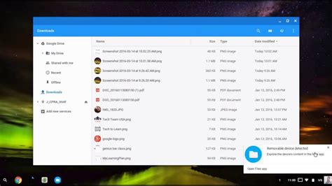 Chromebooks Accessing Files And Folders Youtube