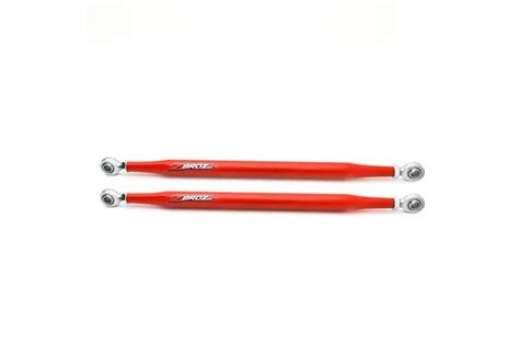 Zbroz Hd Pro Max Series Steel Upper Radius Rods Red Polaris Rzr Xp