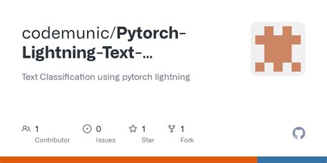 github codemunic pytorch lightning text classification text