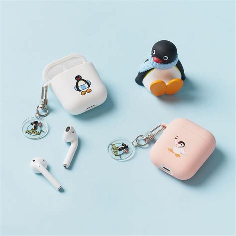 핑구 핑구 뉴트로 에어팟1세대2세대 하드케이스키링 세트 감도 깊은 취향 셀렉트샵 29cm