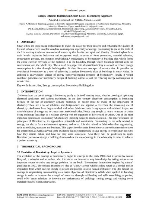 Pdf Reviewed Paper Energy Efficient Buildings In Smart Cities · By Understanding