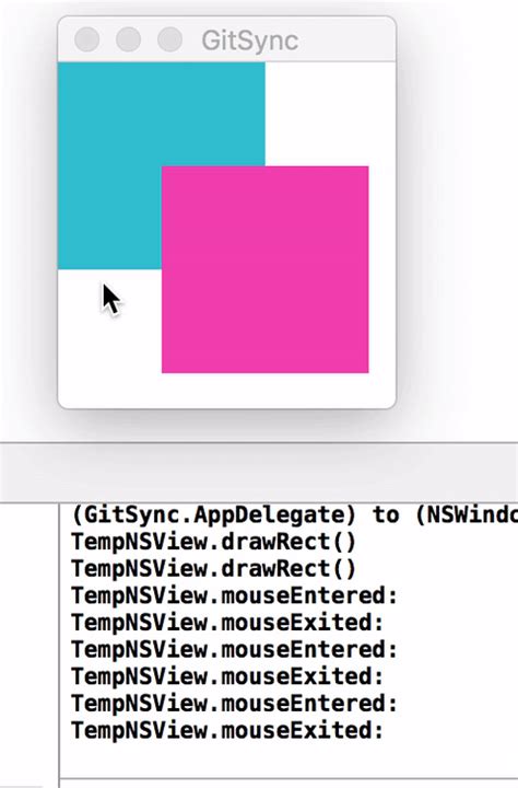Objective C Mouse Enter Exit Events On Partially Hidden Nsviews