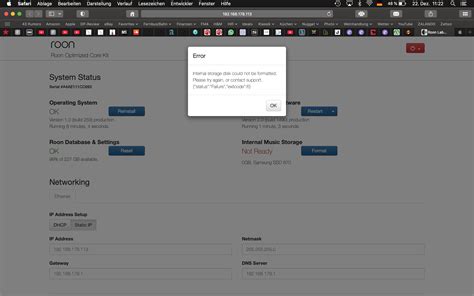 Failed Ssd Formatting On Roon Server With Samsung Ssd 870evo Ref Karc5q Support Roon Labs