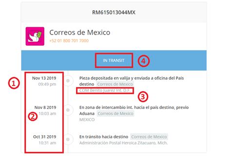 Percibir Petrificar Separar rastrear paquete por correos de méxico