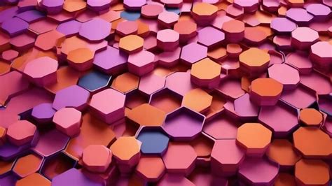 Premium Ai Image Abstract Background Of Hexagon Shape 3d Rendering