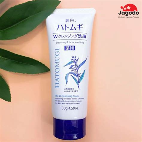 Hatomugi W Cleansing Foam 130g Jagodo