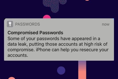 What Does The IPhone Compromised Passwords Warning Mean Sassy Security