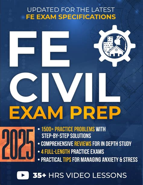FE Civil Exam Prep: The Most Complete Study Guide with 1500+ Practice Problems, Detailed ...