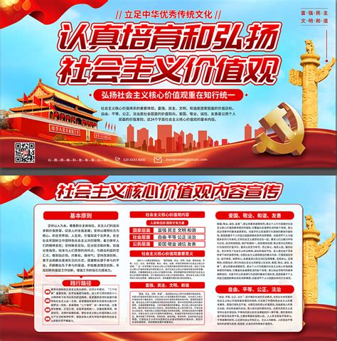 核心价值观素材 核心价值观模板 核心价值观图片免费下载 设图网