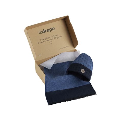 Coffret Cadeau 100 Français écharpe Noa Et Bonnet Oscar