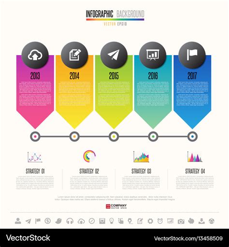 Infographic Timeline Vector