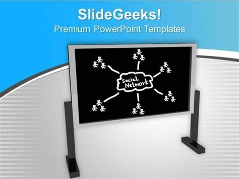 Social Networking Concept Team Cooperation Powerpoint Templates Ppt