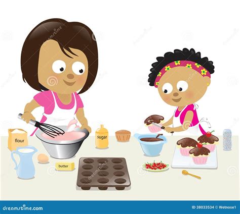 Mother And Daughter Baking Stock Images Image 38033534