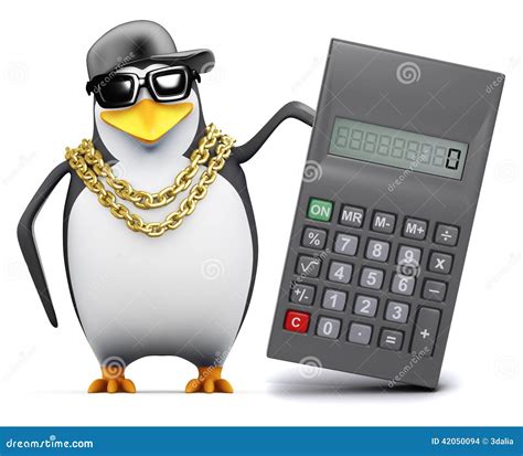 Penguin Gangsta Mafia Isolated Angry Seabird Bully Member Of Gang Of Street Criminals Tattoos