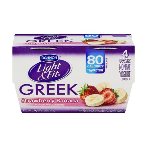 Dannon Light And Fit Greek Yogurt Nutrition Label Strawberry Shelly