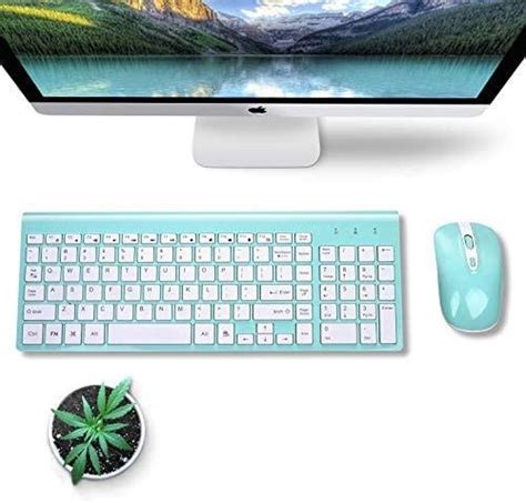 Wireless Keyboard Mouse Combo Cimetech Compact Full Size Wireless