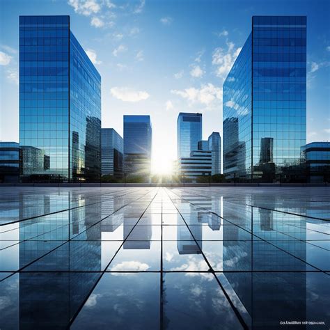Premium Ai Image Backgrounds Of Modern Blue Architecture With
