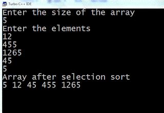 Programming Wala Codes And Tutorials C Program To Sort Using Selection Sort