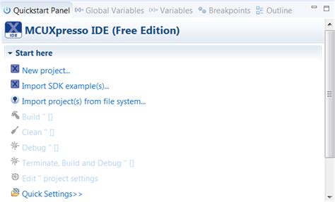 Mcuxpresso Ide New Project Wizard — Mcuxpresso Sdk Documentation