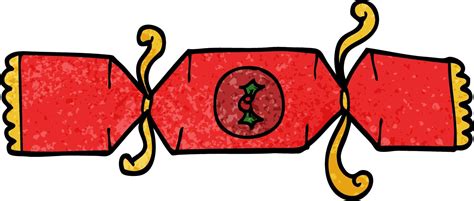Cartoon Doodle Christmas Cracker 12183427 Vector Art At Vecteezy