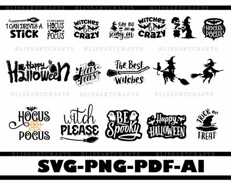 Hocus Pocus Svg Bundle Hocus Pocus Clipart Hocus Pocus Svg Bundle