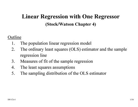 SW3e Ch4 Slides 2023 Presentacion De Clase Magistral Econometrics