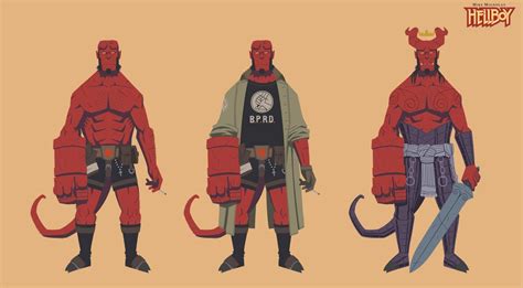 Character Designs For A Fictional Hellboy Animated Series Its A Lot