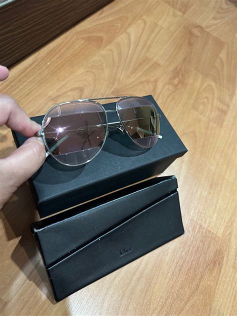Christian Dior Split Aviator Sunglasses Pink Luxury Accessories On
