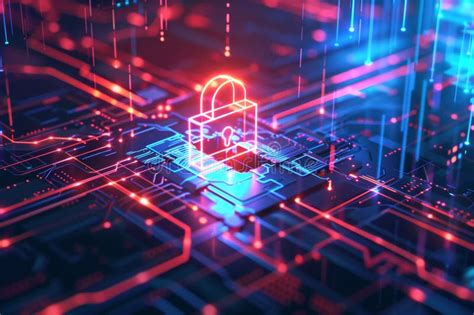 Network Security System Personal Data Information Protection Stock Illustration Illustration